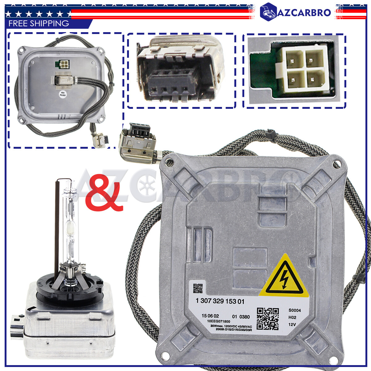 Xenon HID Headlight Ballast For 2007-2009 BMW 328i 328xi 335i 335xi M3 ...