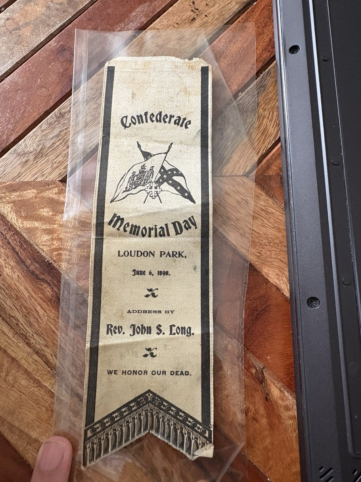 1898 Maryland Confederate Memorial Day Civil War Ribbon | eBay