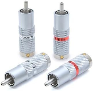 OYAIDE SLSC Near Silver Contact RCA Plug 4 sets / Oyaide Electric RCA ...