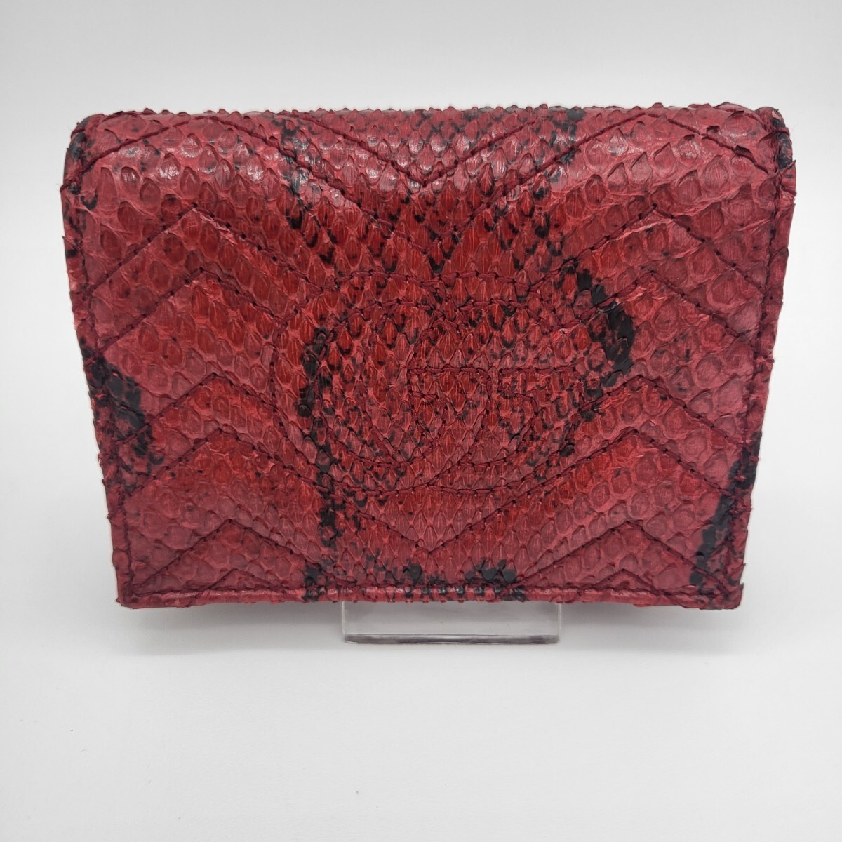 Gucci Bifold Wallet Folding Compact Gg Marmont Python… - Gem