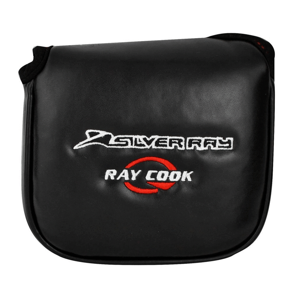 RAY COOK SR-500 BLACK SPIDER PUTTER 34" +HEADCOVER & MIDSIZE GRIP ...
