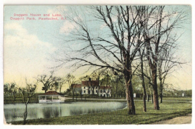 c1910 PC: View of Daggett House and Lake – Daggett Park – Pawtucket ...