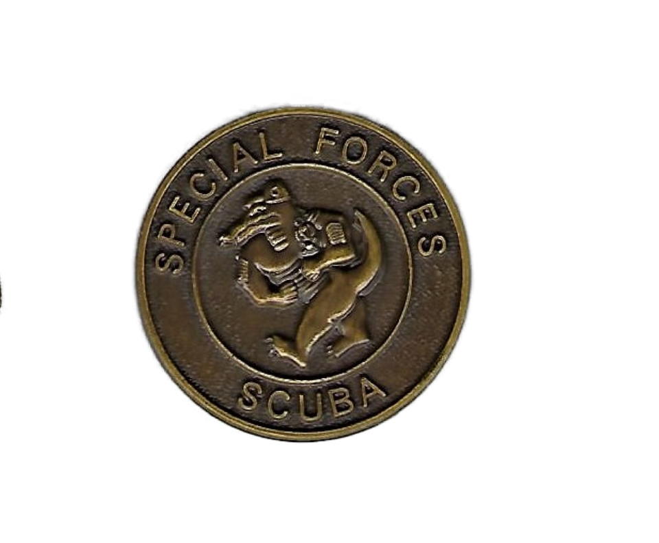 Army Special Forces SCUBA Combat Diver Challenge Coin #1 (Dive Medic ...