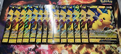 X14 Pikachu V Jumbo Pokemon TCG SWSH061 Promo Shining Fates Oversized ...