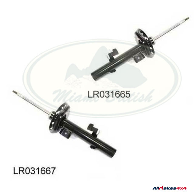 LAND ROVER FRONT SHOCK ABSORBER SET LR2 LR031665 LR031667 MR0218 ...