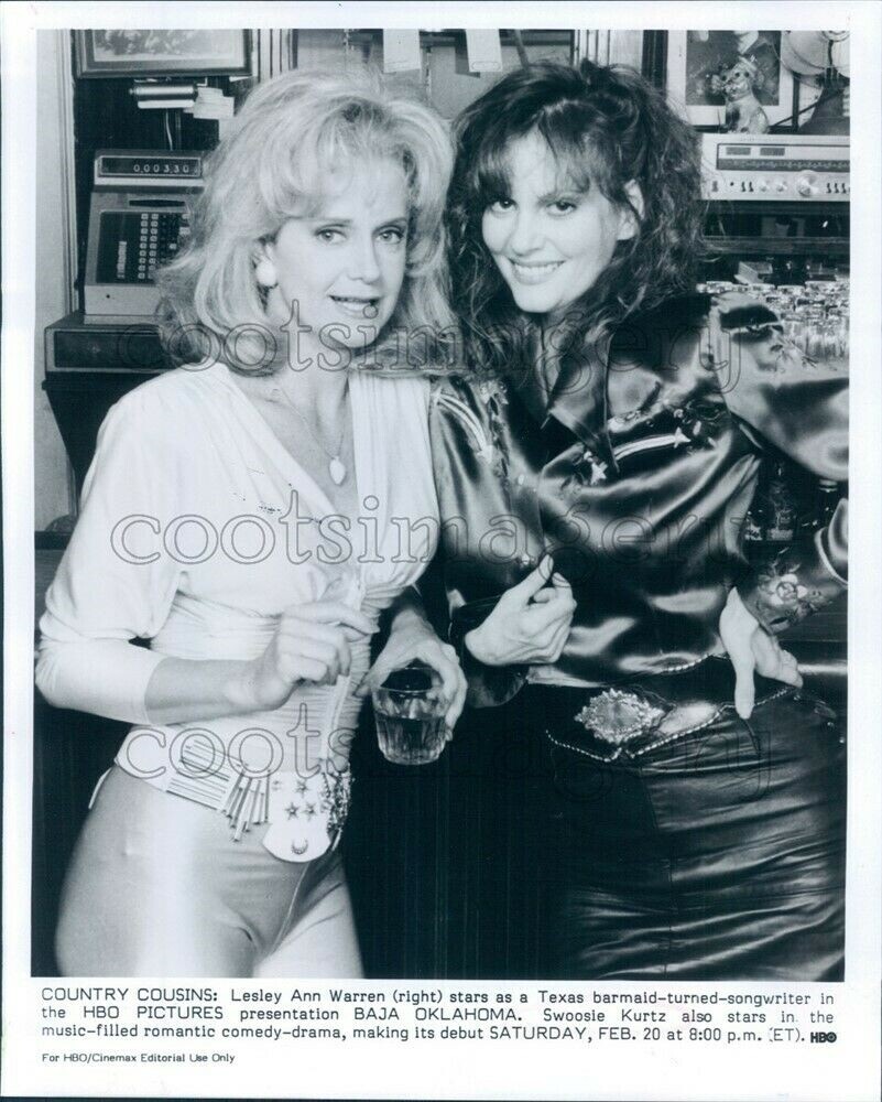 1985 Press Photo Lesley Ann Warren Swoosie Kurtz Baja Oklahoma 1980s TV ...