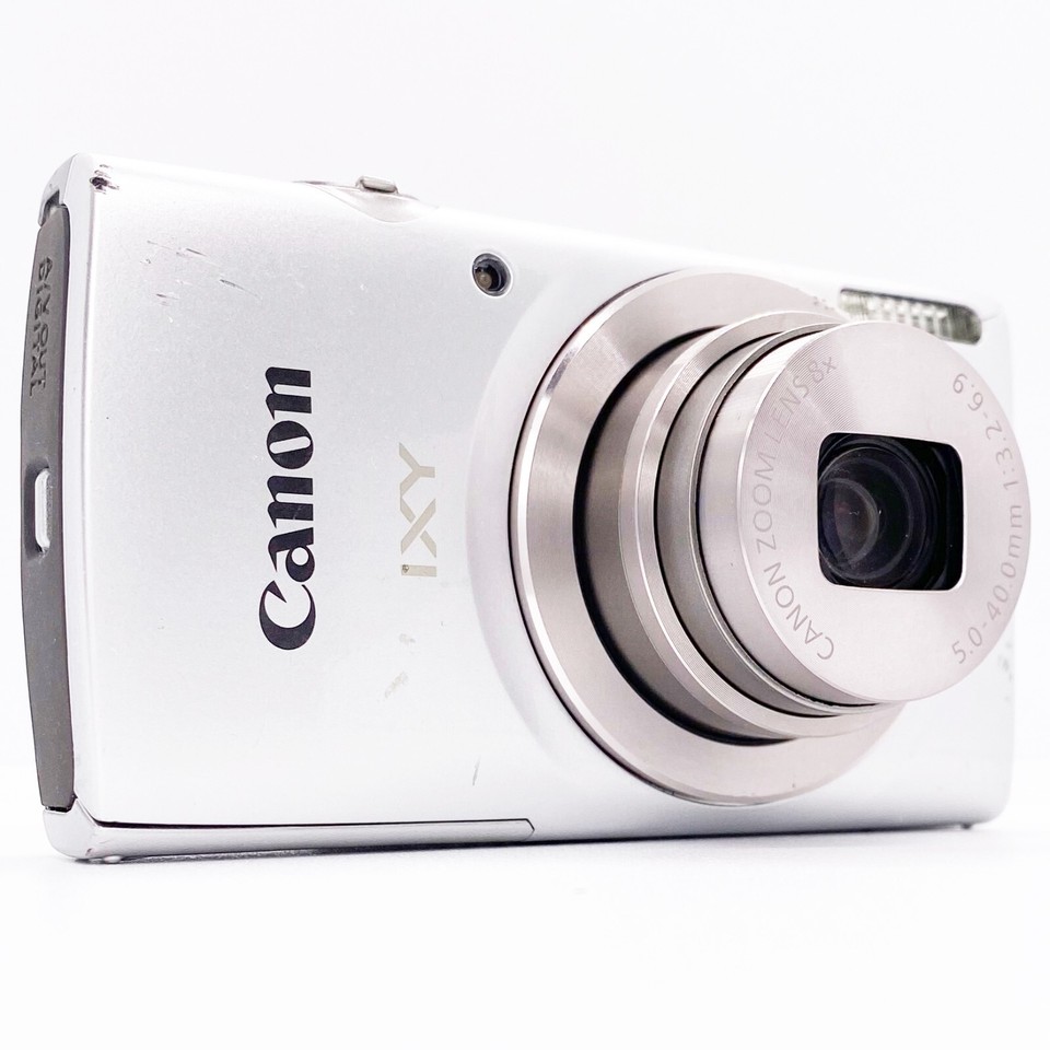 Canon IXY 180 Silver PowerShot ELPH 180 IXUS 175 20MP 8x Digital Camera ...
