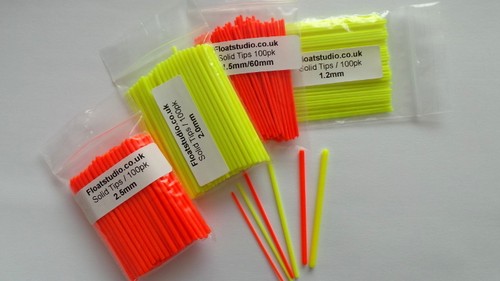 Solid Plastic Pole Float Tips 1.0mm - 3.0mm (Pole float making ...
