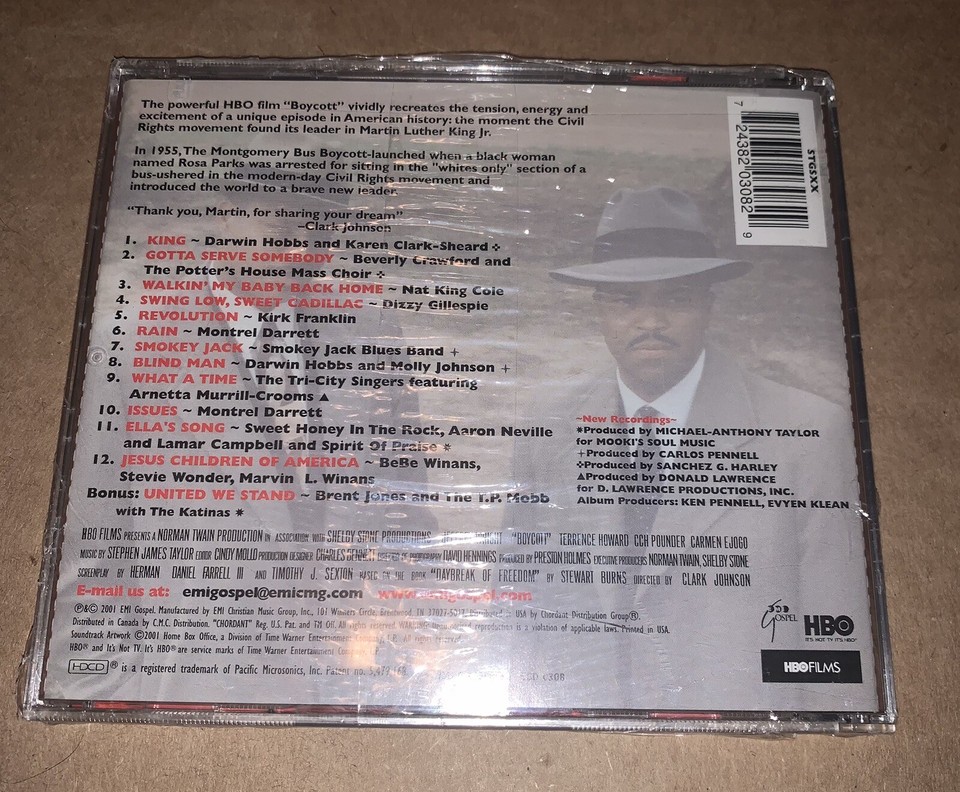 Boycott [HBO Film] by Original Soundtrack (CD, Feb-2001, EMI) Brand New ...