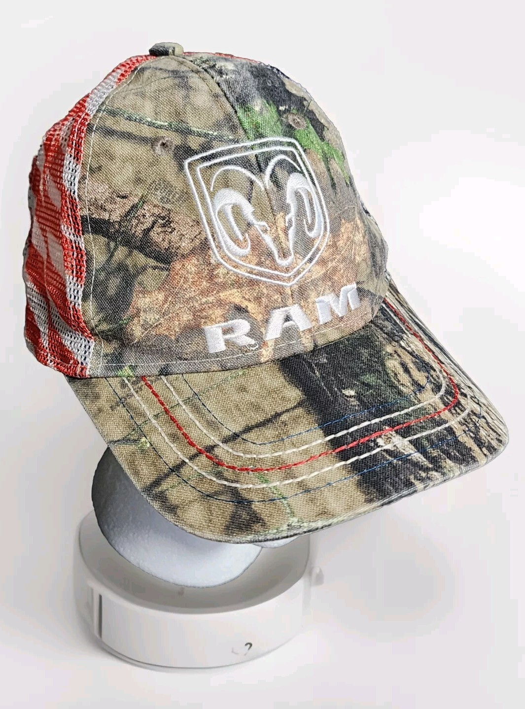 Dodge Ram American Flag Mesh Camo Trucker Hat Cap Adj… - Gem