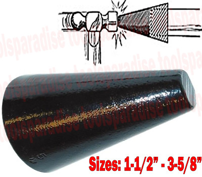 CRUSHED BENT Metal Pipe End Rounding Tool INSIDE OUTSIDE Round Pipe ...