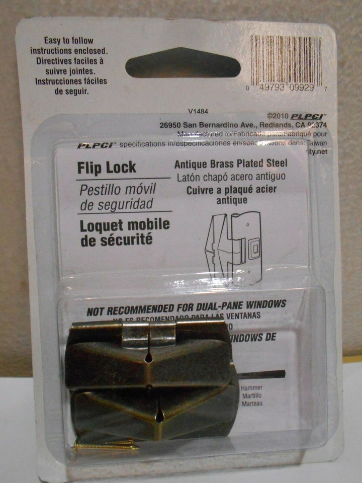 Lot of 4 New Defender Security U-9929 Double Hung Wood Window Steel ...