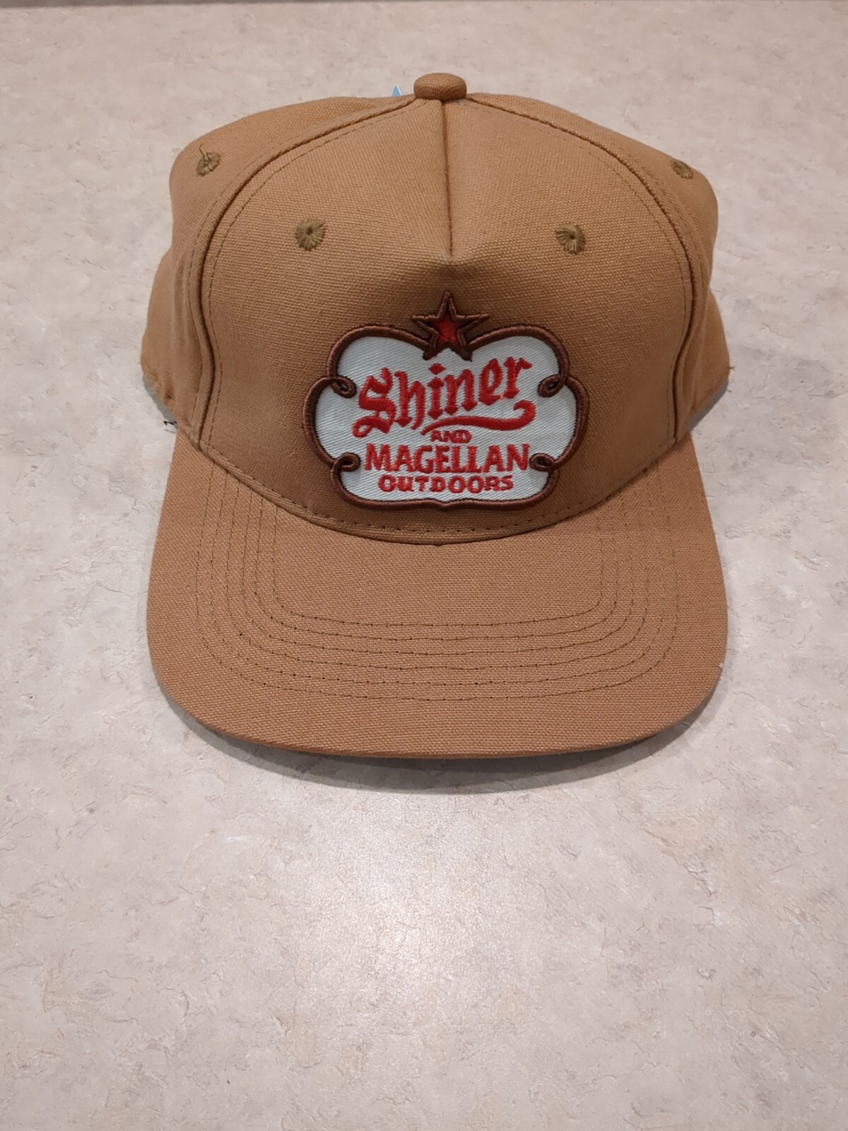 New Magellan Outdoors Brown Shiner Bock Beer Patch Adjustable Leather ...