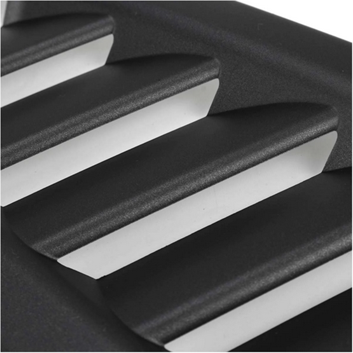 1 Pair Bonnet Louver Hood Air Vent Grille Hood Panel ABS For Car Truck ...