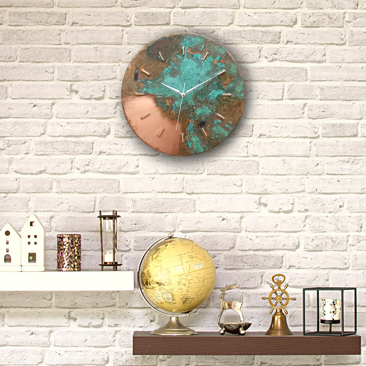 Handmade Wall Clock Art