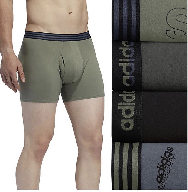 Men's Adidas 4-pack Performance Cotton Stretch Boxer Briefs Online | www.abinandanainfra.com