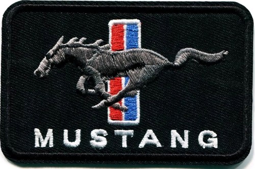 Ford Mustang embroidered Iron on patch racing automotive | eBay
