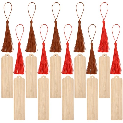 Bamboo Bookmark Child Primary School Blank Bookmarks to Decorate Craft ...