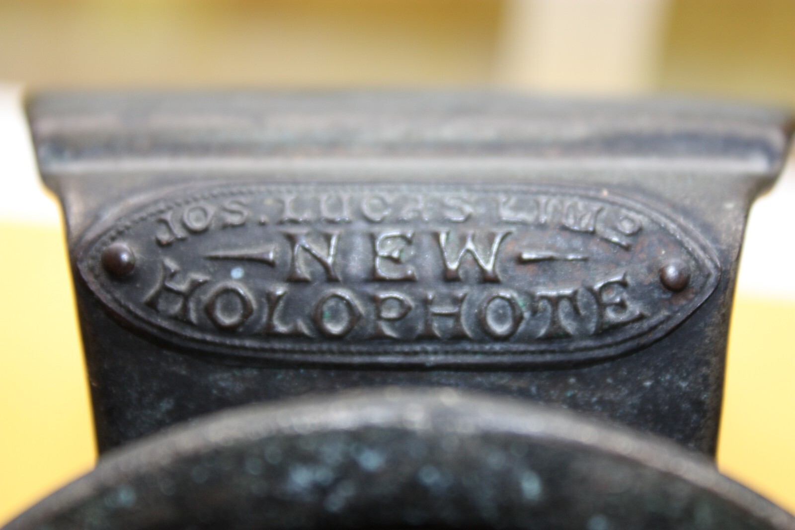 RARE LUCAS LANTERN NEW HOLOPHOTE ORDINARY BICYCLE LIGHT VINTAGE UNUSUAL ...