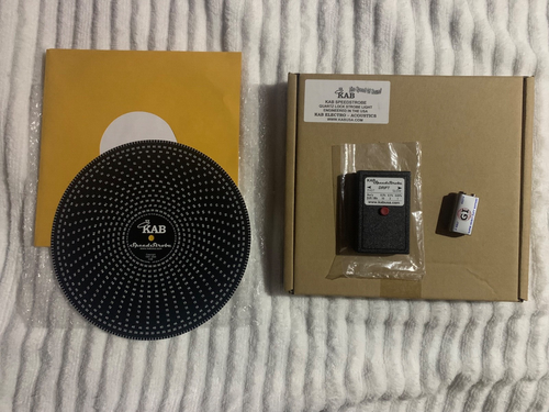 KAB SpeedStrobe Turntable Speed Tester (Disc + Illuminator) RPM Checker ...