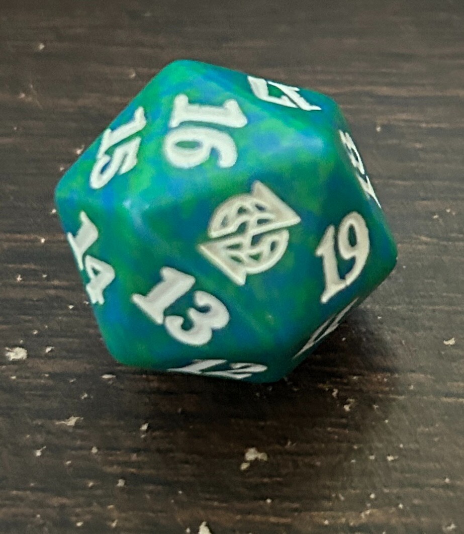 Strixhaven ( quandrix ) MTG D20 Spindown Lifecounter Dice | eBay