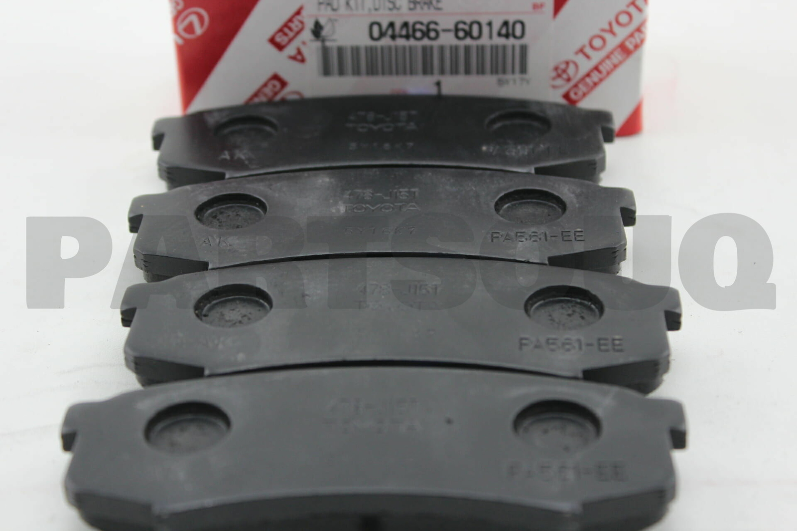 0446660140 Genuine Toyota PAD KIT, DISC BRAKE, REAR 04466-60140 | eBay.de