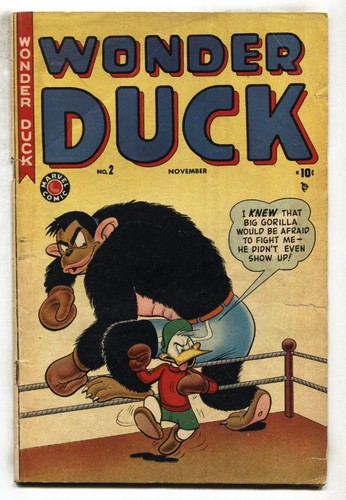 Wonder Duck #2 1949-Marvel-Last issue-wacky funny animals-comic book | eBay