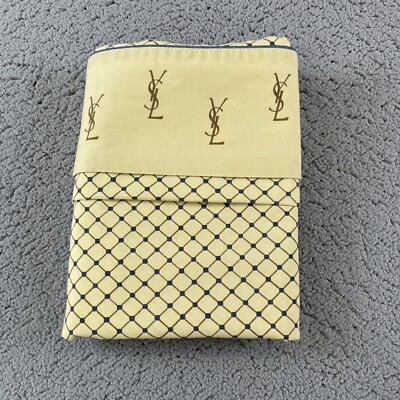 YSL Yves Saint Laurent Vintage Twin flat sheet-rare 1979 | eBay