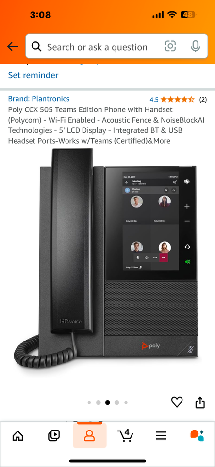 Polycom CCX 505 Microsoft Teams phones | eBay