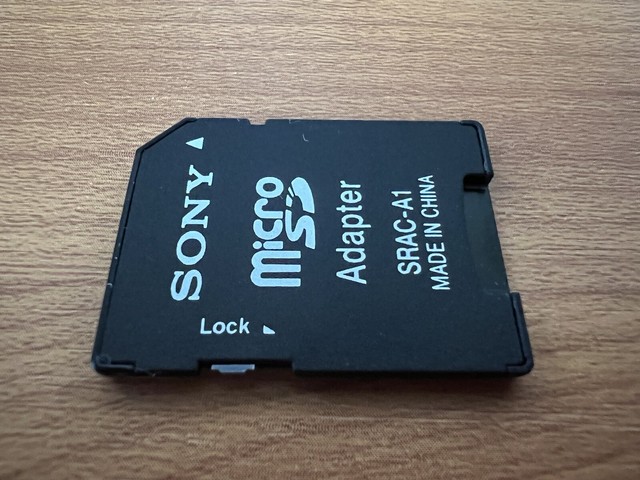 Sony Srac-a1 Micro SD Card Adapter for sale online | eBay