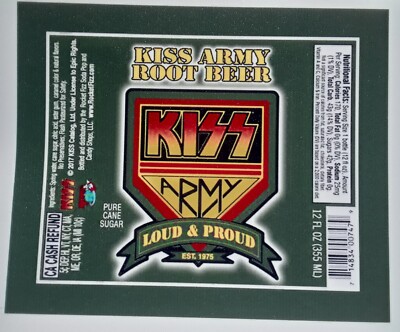 KISS ROCKET FIZZ SODA-ROOT BEER Promo Magnet | eBay
