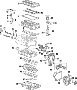 Gm OEM-Engine Crankshaft Rear Main Seal 12591866 | eBay