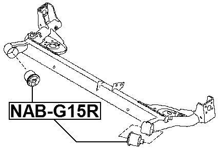 Rear Crossmember Bushing For Nissan 43202-5Rb1A, 55045-1Hm0A, 55045 ...