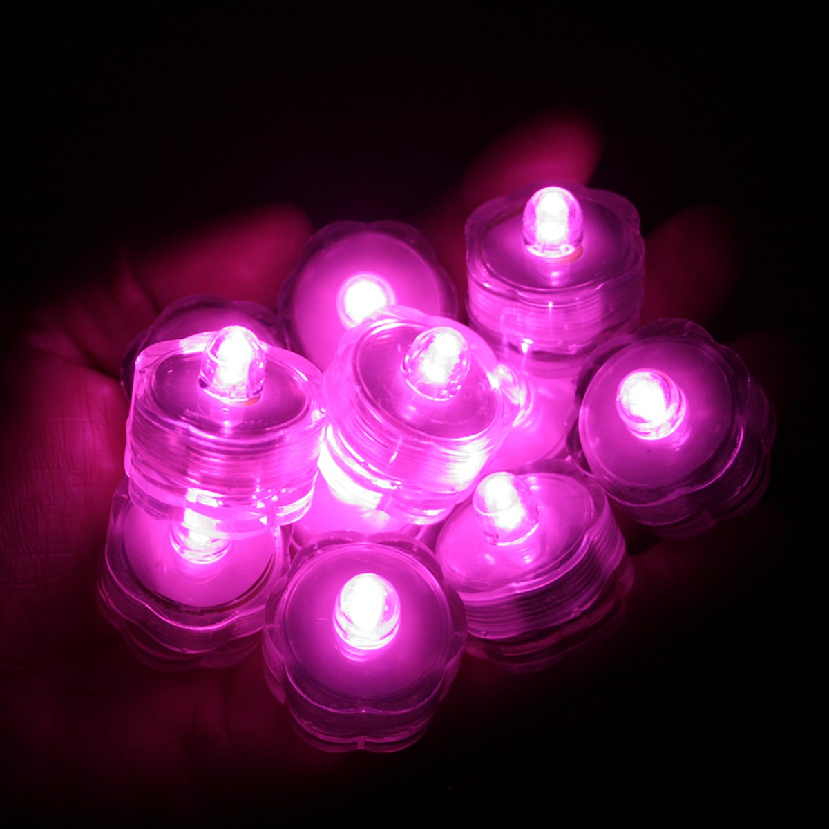 Pink Submersible Led Lights 24V IP68 Waterproof COB Neon LED Strip