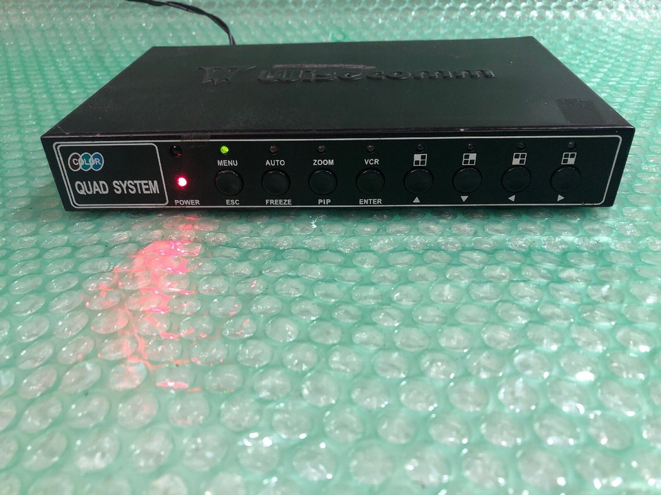 Wisecomm Color Quad System 4 Channel Camera Switching Composite | eBay