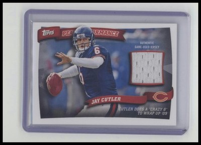 2010 Topps #PPR-JCU Jay Cutler Peak Performance Relics | eBay