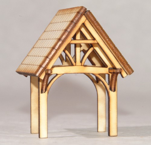 CH002 Lych Gate OO Gauge Model Laser Cut Kit | eBay