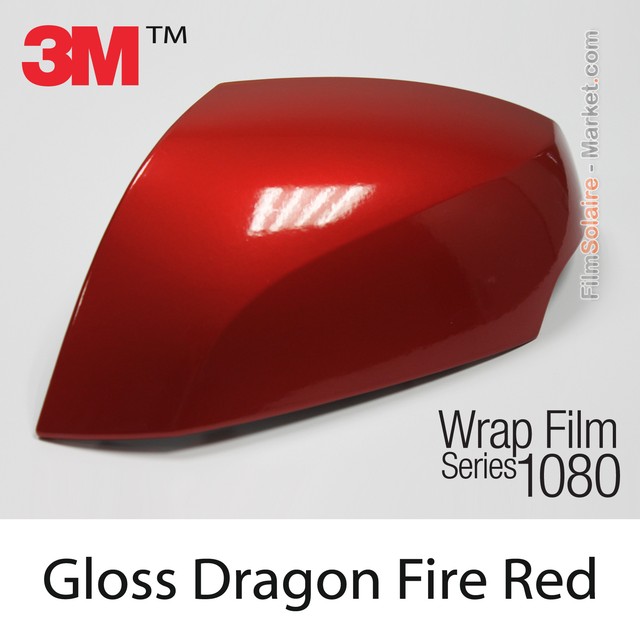 20x30cm Film Gloss Dragon Fire Red 3M 1080 G363 Vinyl Covering Series ...