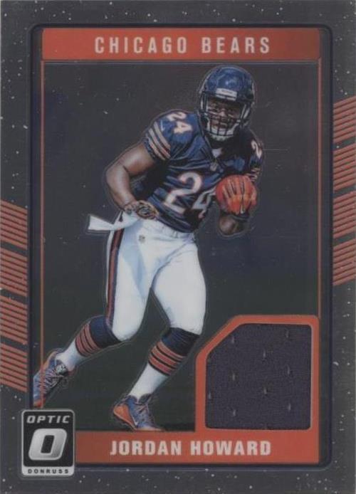 2016 Donruss Optic - Rookie Threads Jordan Howard #DRT-JH /175 (MEM, RC ...
