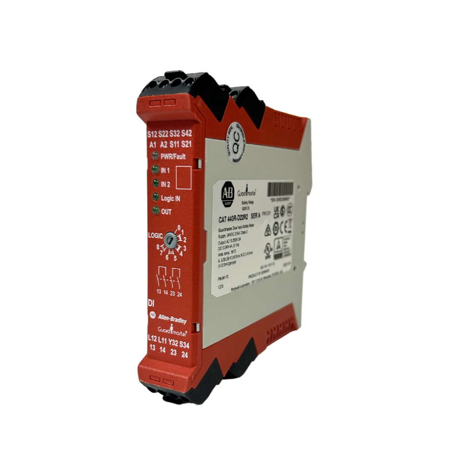 2023 440R-D22R2 Allen-Bradley Guardmaster Dual Input DI Safety Relay ...