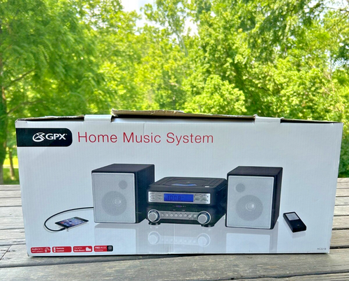 GPX Home Music System CD Player AM/FM Radio MP3 Ready Bass Boost - New ...