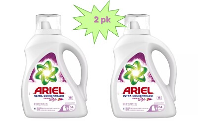 Ariel Ultra Concentrated Liquid Laundry Detergent 46Fl Oz 1.36 Lt 32 ...