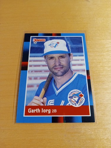 1988 DONRUSS #444 GARTH IORG Toronto Blue Jays Baseball Card, 2nd ...