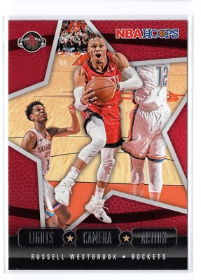 20-21 Hoops Lights Camera Action #13 Russell Westbrook - Houston ...