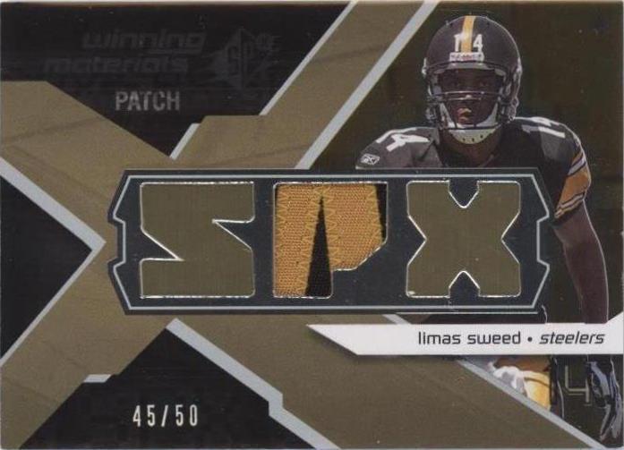 2008 SPx - Winning Materials Limas Sweed #WM-LS Single Patch Spx ...