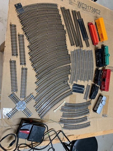 TYCO Southern Pacific Electric HO Scale Freight Train Set in Box (ca ...