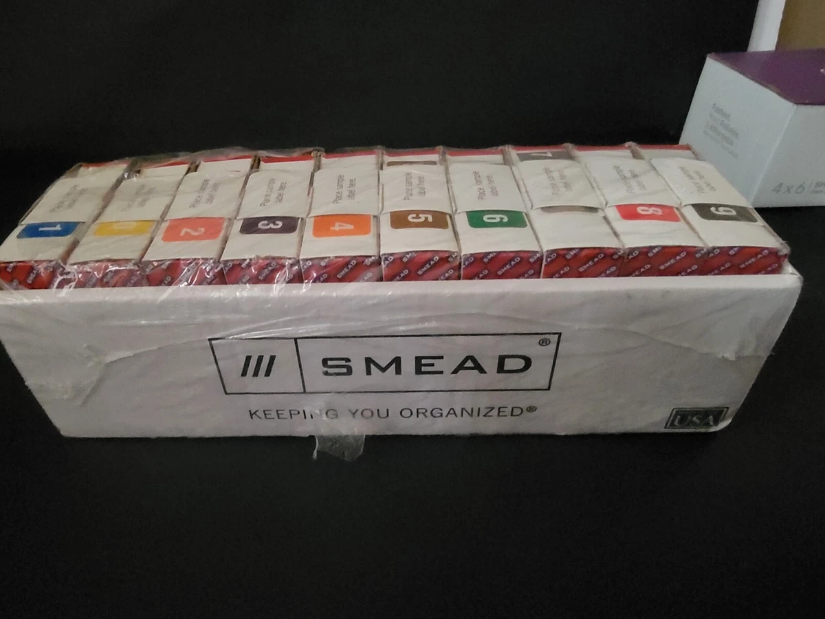Smead Numeric Labels