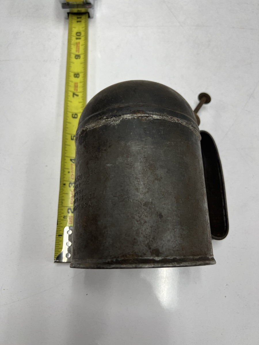 1905 Howland Long Spout Steam Train Railroad Wheel Oiler Can Steam