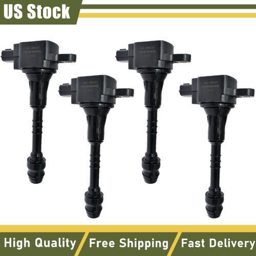 4PCS Ignition Coils 224486N015 for Nissan Sentra 2002-2006 Almera 2001 ...