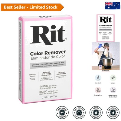 Rit Color Remover 2 Oz - Chlorine-Free Fabric Treatment for Safe Dyeing ...
